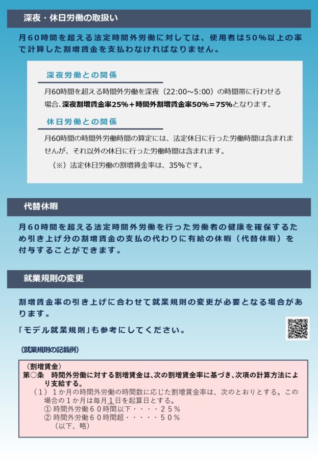 【NEWS～法改正】時間外労働60時間超の対応はされていますか？ | 全国社会保険労務士会連合会 近畿地域協議会